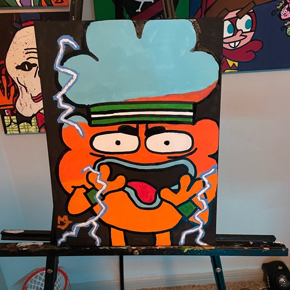 Art | Amazing World Of Gumball Painting Tobias | Poshmark